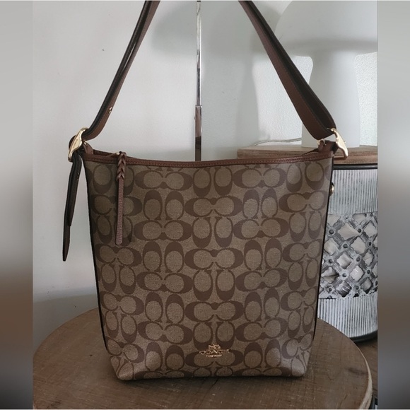 Coach | Bags | Coach Val Duffle Signature Shoulder Bag | Poshmark
